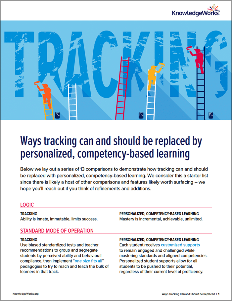 Personalized, Competency-Based Learning Can and Should Replace Tracking – Here’s Why ...